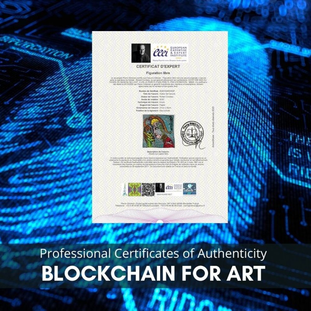 Give digital life to your art. What is blockchain certification, crypto art, and why should you ...